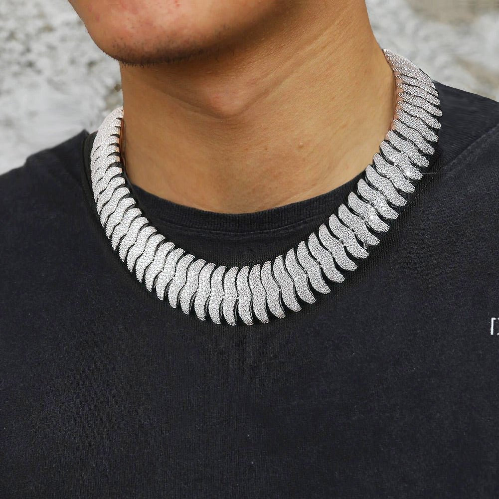 20mm Diamond Centipede Iced Cuban Chain – Markus Dayan