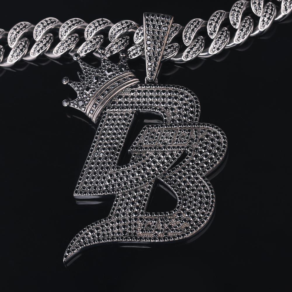 Custom Sterling Silver Black Durdy Boyz Pendant – Markus Dayan