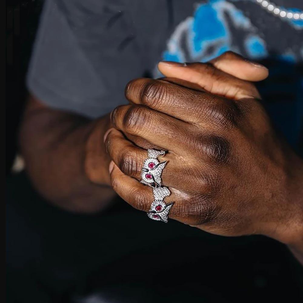 Iced Diamond Owl Ring 14K Gold – Markus Dayan