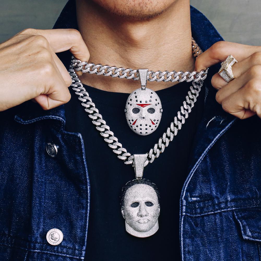Iced Michael Myers Custom Halloween Mask Pendant – Markus Dayan