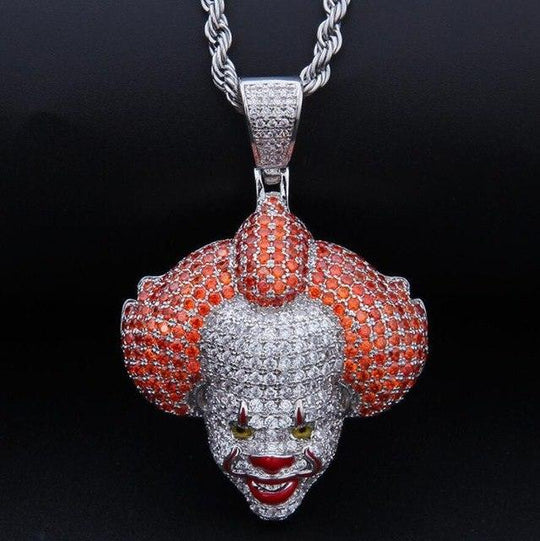 Iced Pennywise Clown Pendant 14K Gold – Markus Dayan